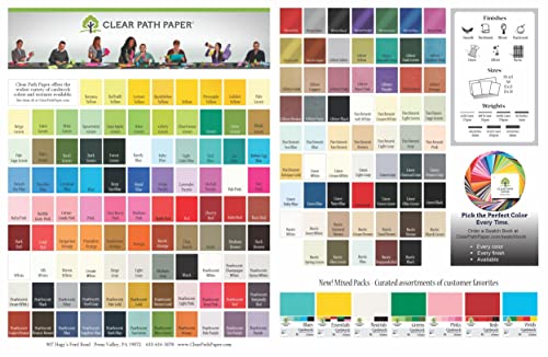Lime Green Cardstock - 12 x 12 inch - 65Lb Cover - 25 Sheets - Clear Path Paper
