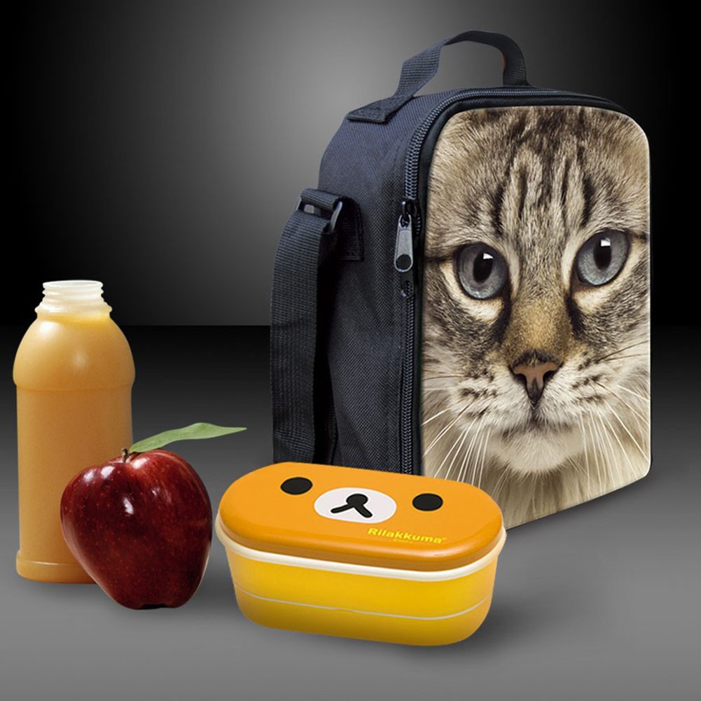 CAIWEI Galaxy Lunch Bag Insulated Lunch Box Cooler Bag (Starry sky)
