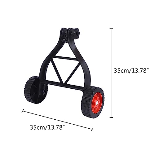 kmobruzy Adjustable Wheels Support Wheels Auxiliary Wheel Trimmer Attachment for Cordless Grass Trimmer for Comfortable Lawn Care Cutter
