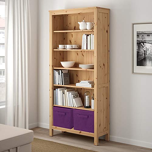 ShellKingdom Storage Bins, Foldable Fabric Storage Cubes and Cloth Storage Organizer Drawer for Closet and Toys Storage,2 Pack(Purple)