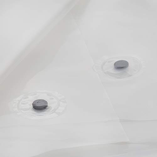 Linenspa Clear 4G Shower Curtain Liner β PEVA Waterproof Vinyl β 72 x 72 Inch Standard Shower Liner - Dorm Room Essentials