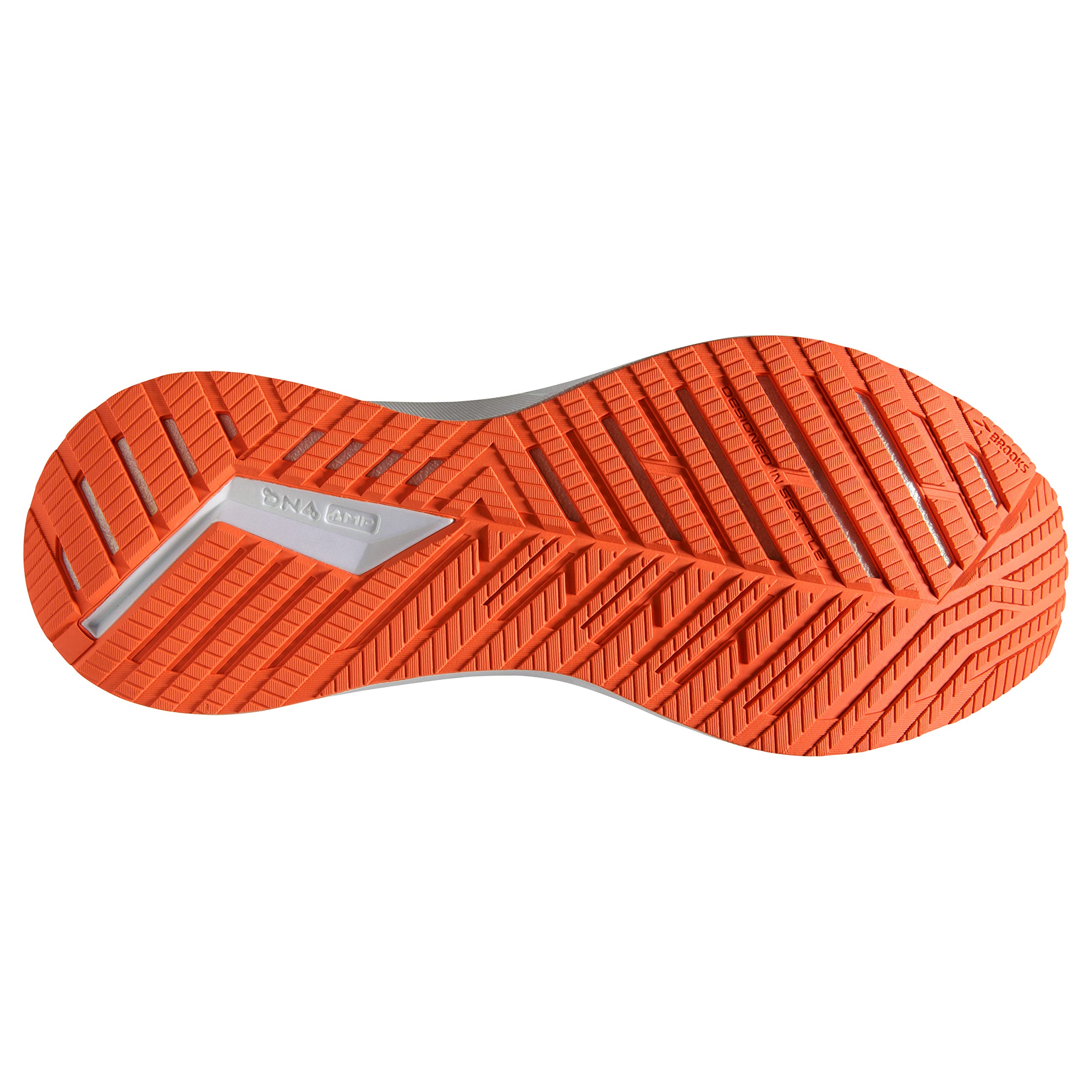 Brooks Levitate GTS 5 Men's Supportive Running Shoe - Grey/Peacoat/Flame - 11.5