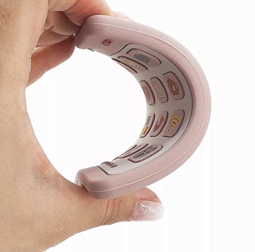The Wondering Child Silicone Baby Teether Phone - Soft, Flexible, Non-Toxic Teething Toy