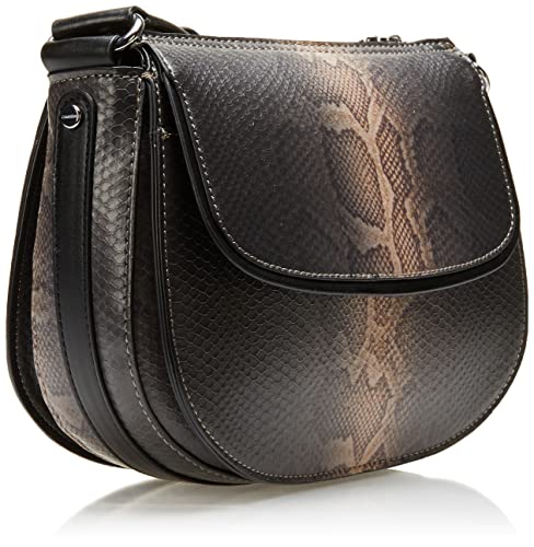 Calvin Klein Bella Novelty Crossbody, Black Ombre Snake