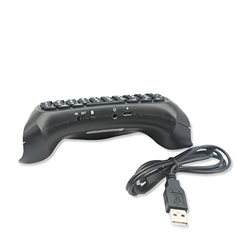 RALAN Controller keyboard for PS4, Wireless Mini Bluetooth Keyboard Gamepad Chatpad Message Keyboard for Playstation 4,Slim PS4 Controller/Phone and tablet