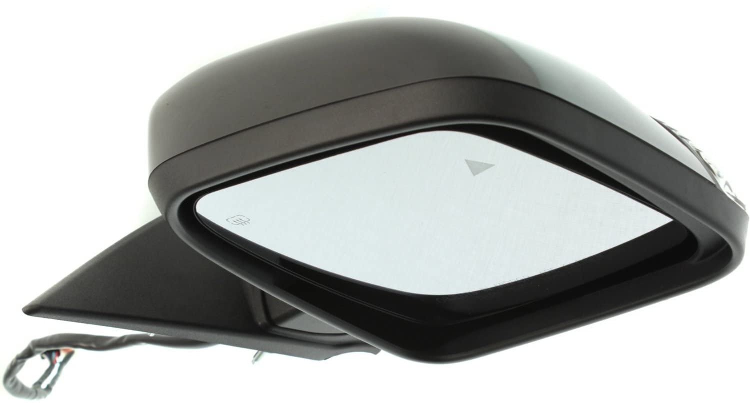 Kool Vue Driver & Passenger Side Power Heated Mirrors for Dodge Durango 2011-2022 With Signal Light, Blind Spot Monitor & Memory; Without Auto-Dimming Paintable