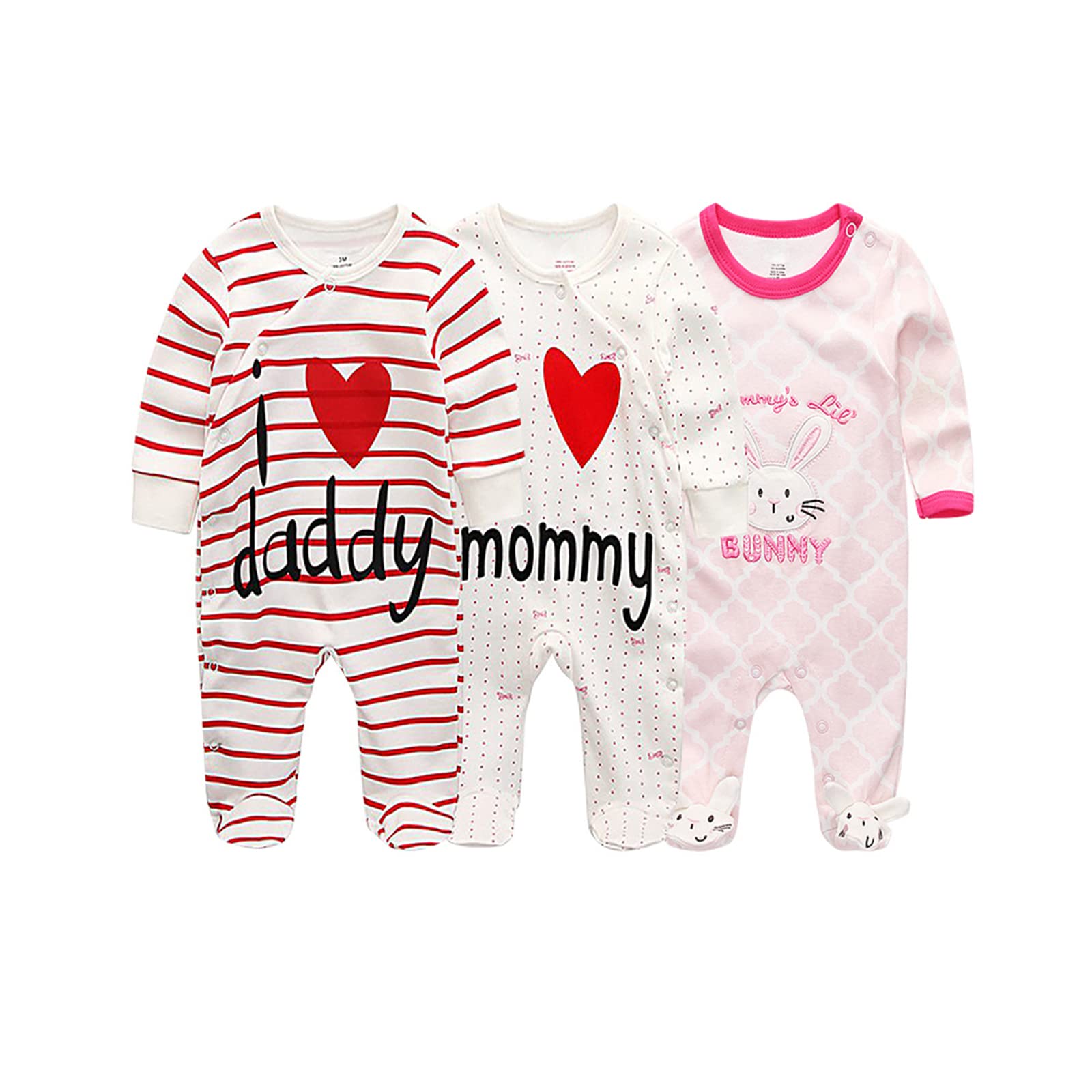 MAMIMAKA Newborn Layette Gift Set 27-Piece Baby Girl Clothes Bodysuits, Pants Essentials and Accessories 0-6Months