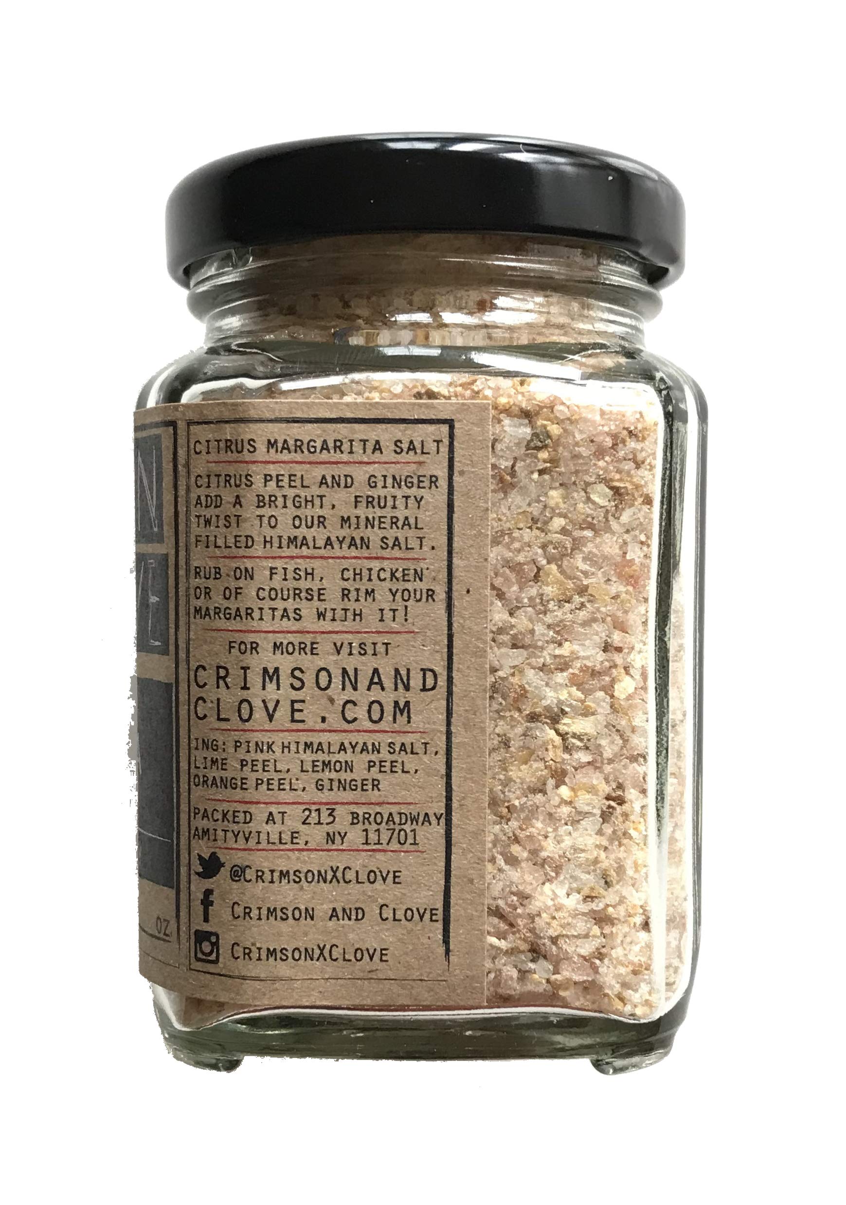 Citrus Margarita Cocktail Rimming Salt by Crimson and Clove (4.9 oz.)