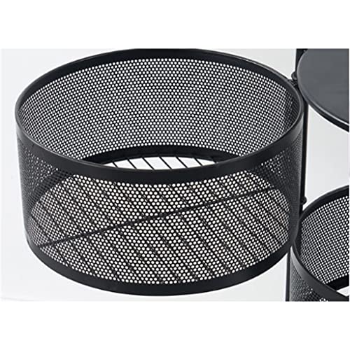 DANN Kitchen Vegetable Rotating Shelf Floor Multi-Layer Round Household Vegetable Basket Fruit and Vegetable Storage Storage Rack