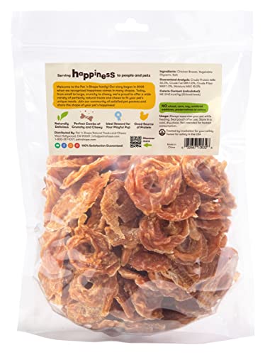 Pet 'n Shape Chik 'n Rings β Natural Chicken Breast Jerky Dog Treats, 2 Pound