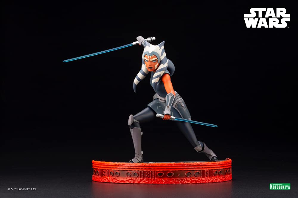 Kotobukiya Star Wars: The Clone Wars: Ahsoka Tano ARTFX Statue, Multicolor