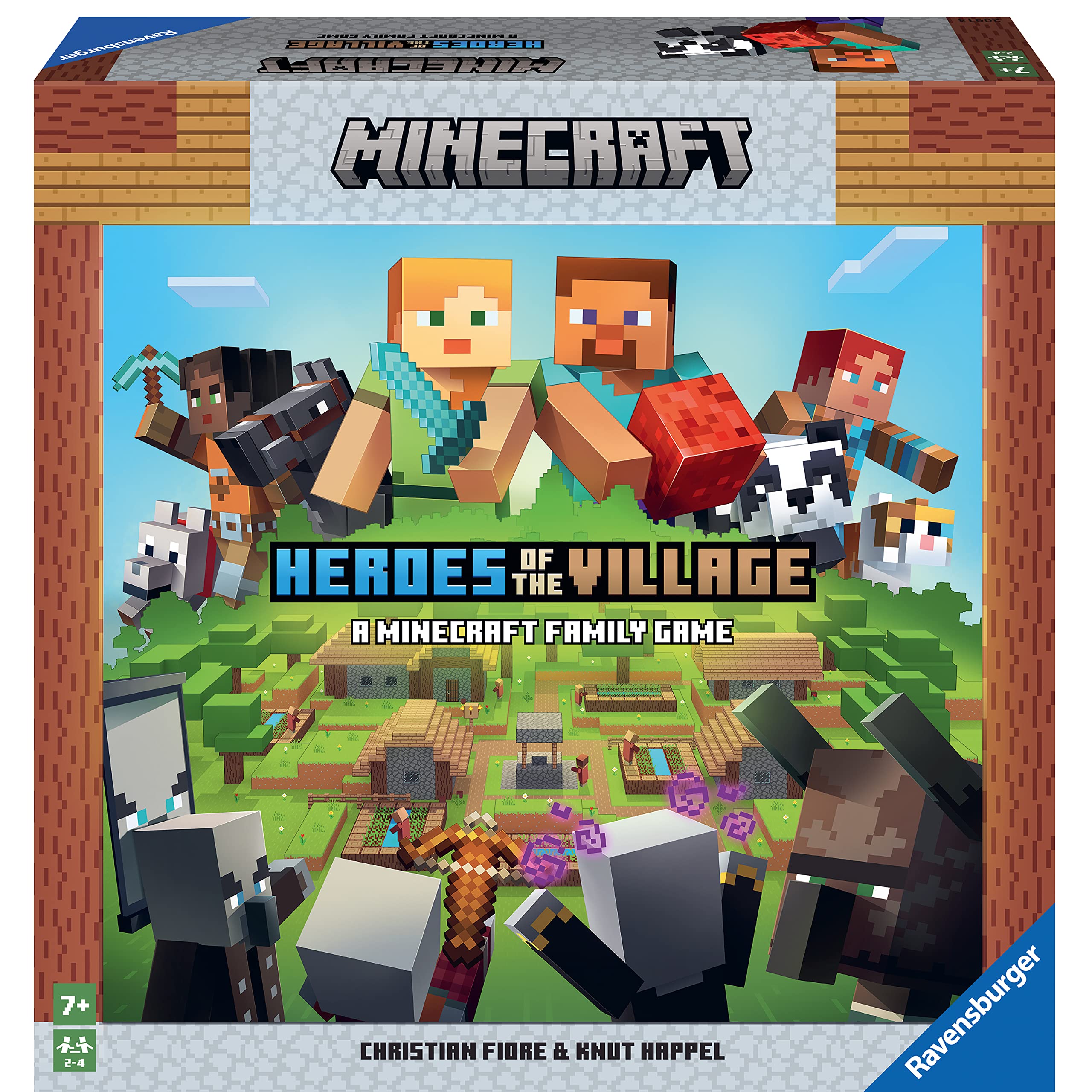 Ravensburger Minecraft Heroes of The Village | Cooperative Board Game | Exciting & Unpredictable | Perfect for Families and Minecraft Enthusiasts | Suitable for Kids & Adults