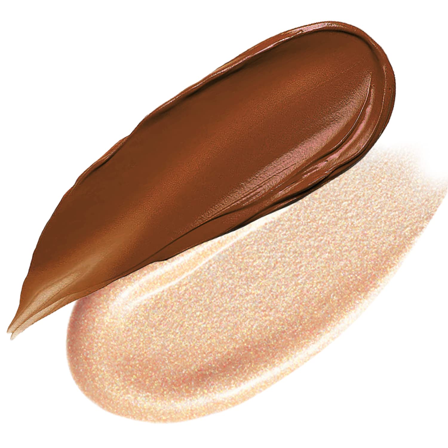 Contour Highlighter Stick Kits,DE’LANCI 2 PCS Cream Contour Highlighter Sticks with Brush,Moisturize Highlighter and Bronzer Stick For Brown Dark Black Skin Tone Women, Face Illuminator Shade Makeup