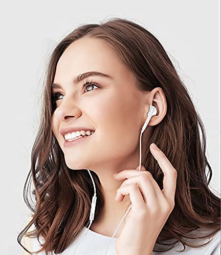 Cochlear 2 Pack Apple Earbuds [Apple MFi Certified] Headphones Earphones with 3.5mm Wired in Ear Headphone Plug(Built-in Microphone & Volume Control) Compatible iPhone,iPad,PC,MP3/4,Android -White