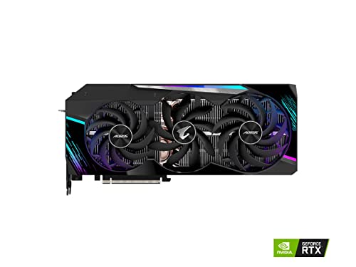 GIGABYTE AORUS GeForce RTX 3080 Master 12G Graphics Card, MAX-Covered Cooling, 12GB 384-bit GDDR6X, GV-N3080AORUS M-12GD Video Card