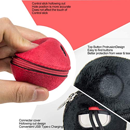 Case Compatible with Pokeball Plus, Pokeball Plus Case Cover for Nitendo Switch Accessories Pokeball, Black, by Oritys.