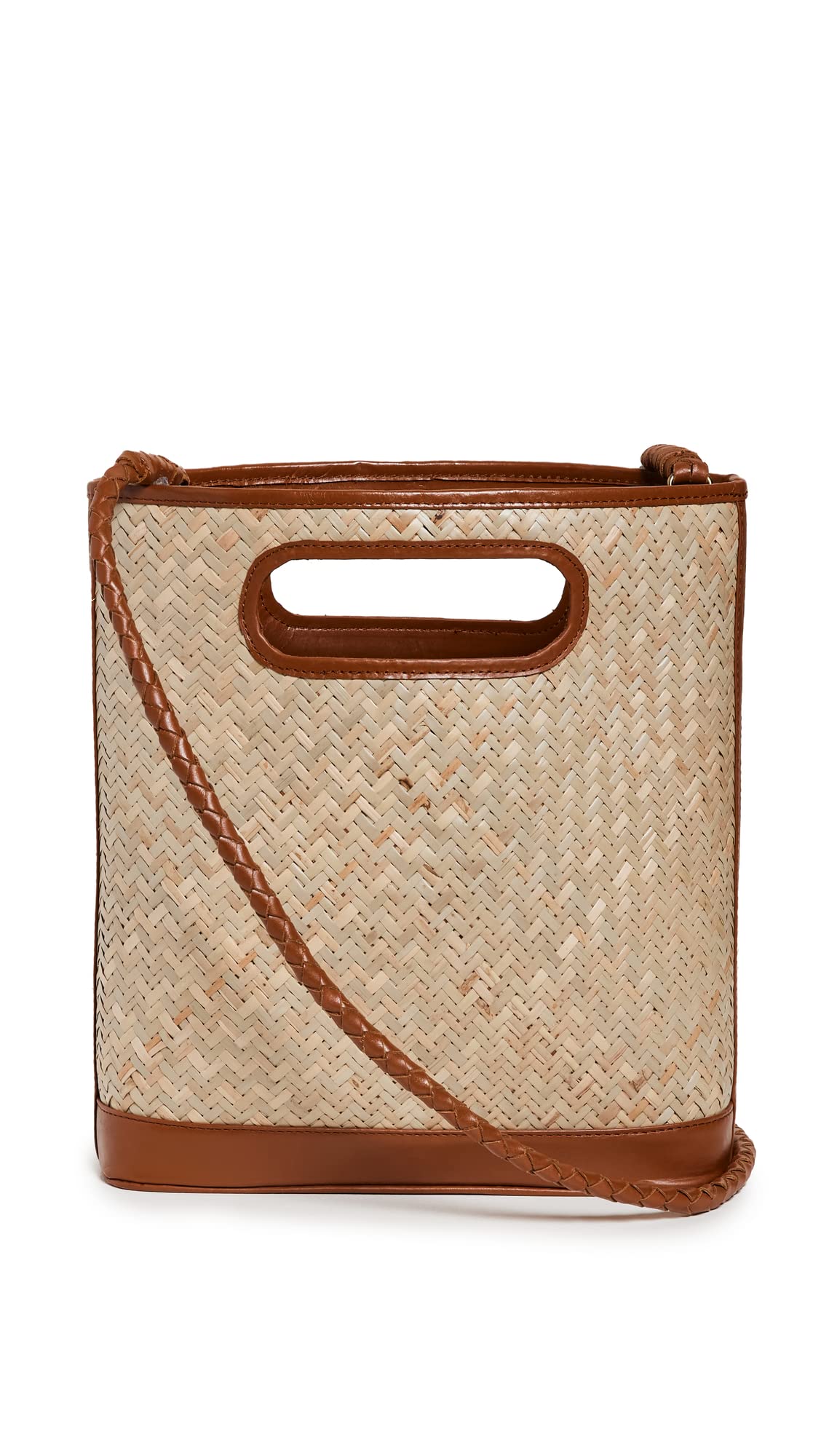 Bembien Women's Nell Rattan Bag, Rattan/Sienna, Tan, One Size