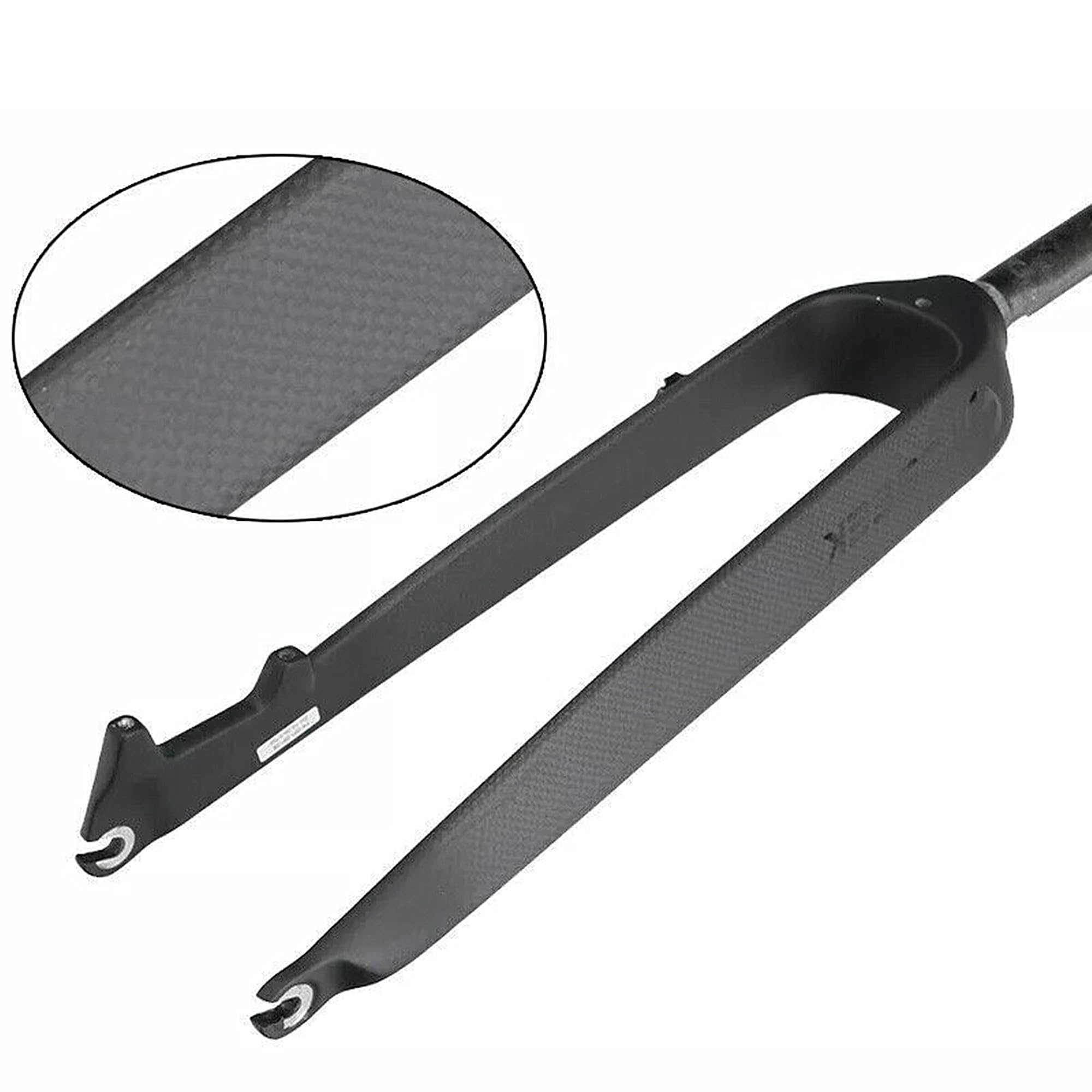 BestParts Toseek MTB Front Fork 1-1/8" Full Carbon Fiber Rigid Disc Brake 3K T800, Threadless Straight Tube Superlight Mountain Bike Forks 28.6mm, 29"