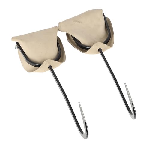 Red Rooster Hay Hook with Leather Guard 15" Flat Steel 2 Pack