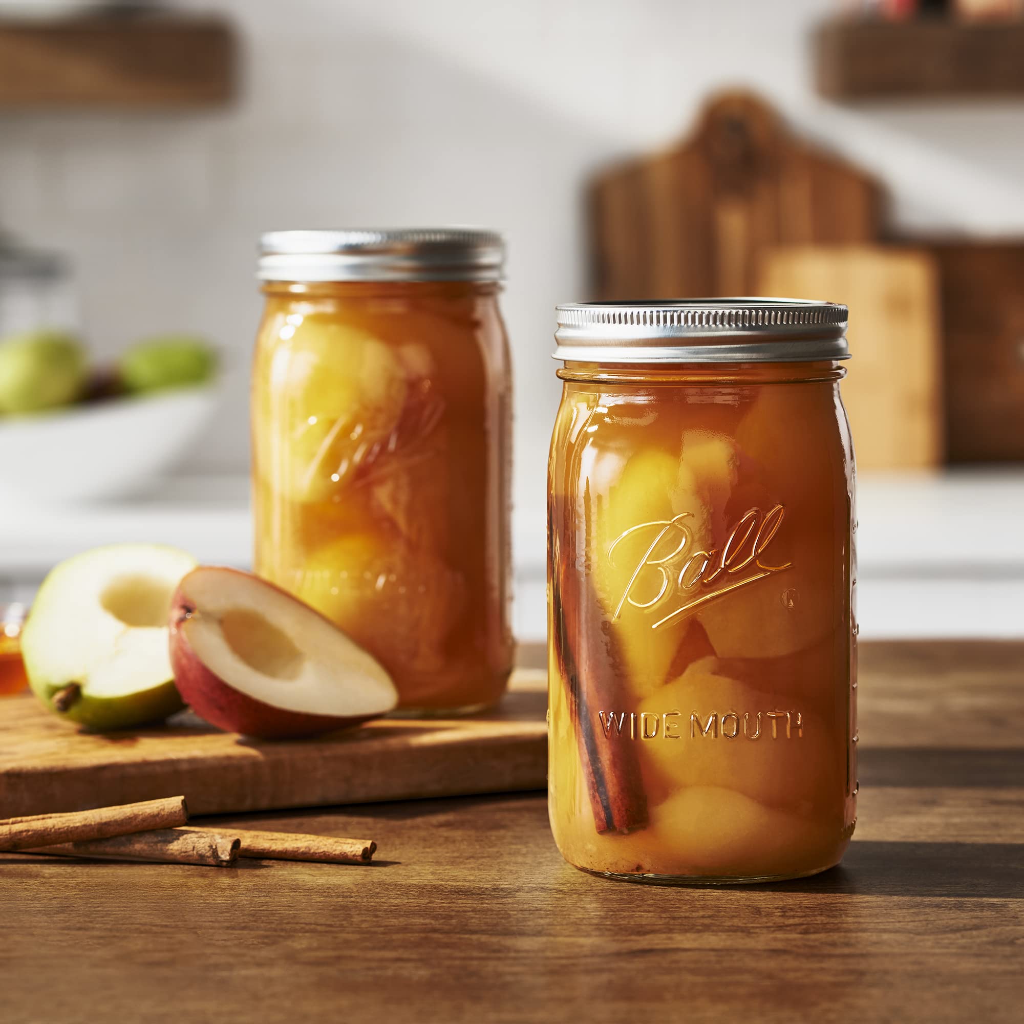Ball Wide Mouth 32oz Canning Jars, 12 Pack, Clear