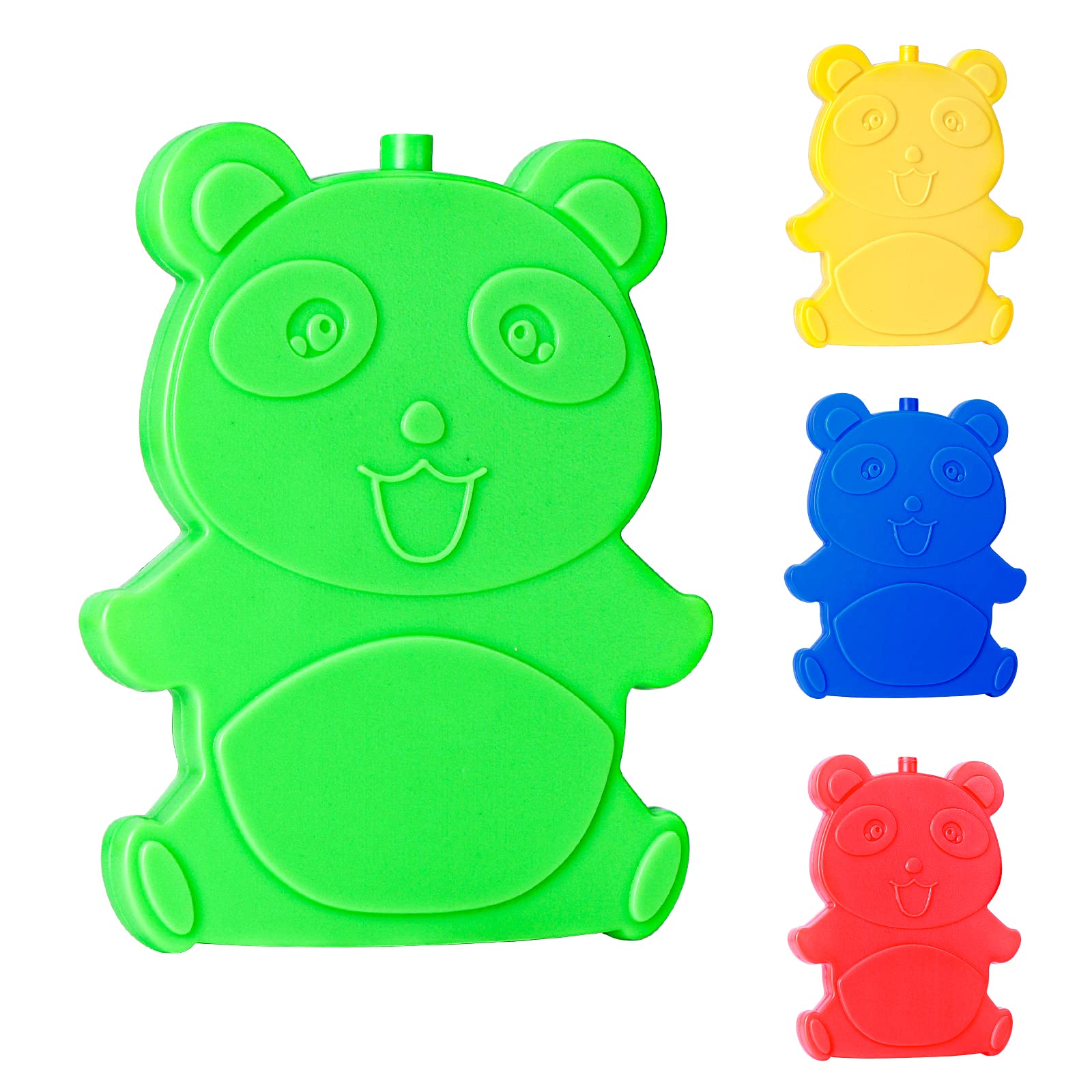 Cerbonny Lunch Box Ice Packs, 4-Piece Set, Adorable Fun Shapes, Slim Lightweight, Long Lasting, Safe Non-Toxic Plastic, Easy Clean, Quality Guaranteed
