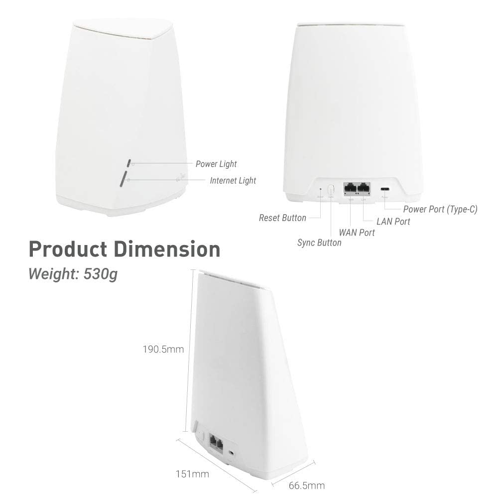 GL-B2200 (Velica) Tri-Band Wireless Mesh Router, 400Mbps (2.4G) + 2x867Mbps (5G), OpenWrt Pre-Installed, AdGuard Supported, DDR3L 512MB, 16MB Nor Flash, EMMC 8GB, Easy Setup with App (3-Pack)