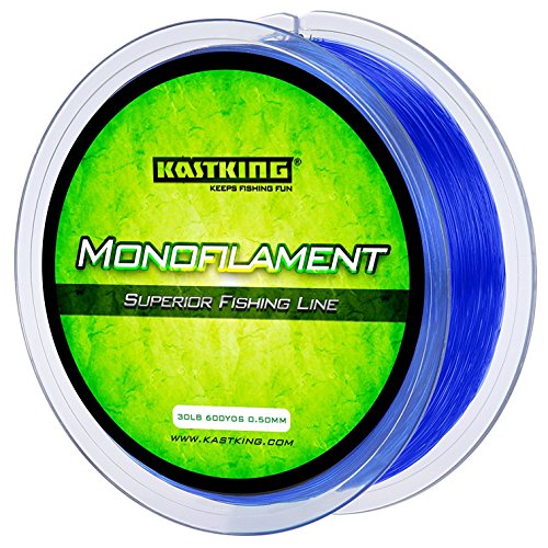KastKing Premium Monofilament Fishing Line, Chrome Blue,300Yds,12LB