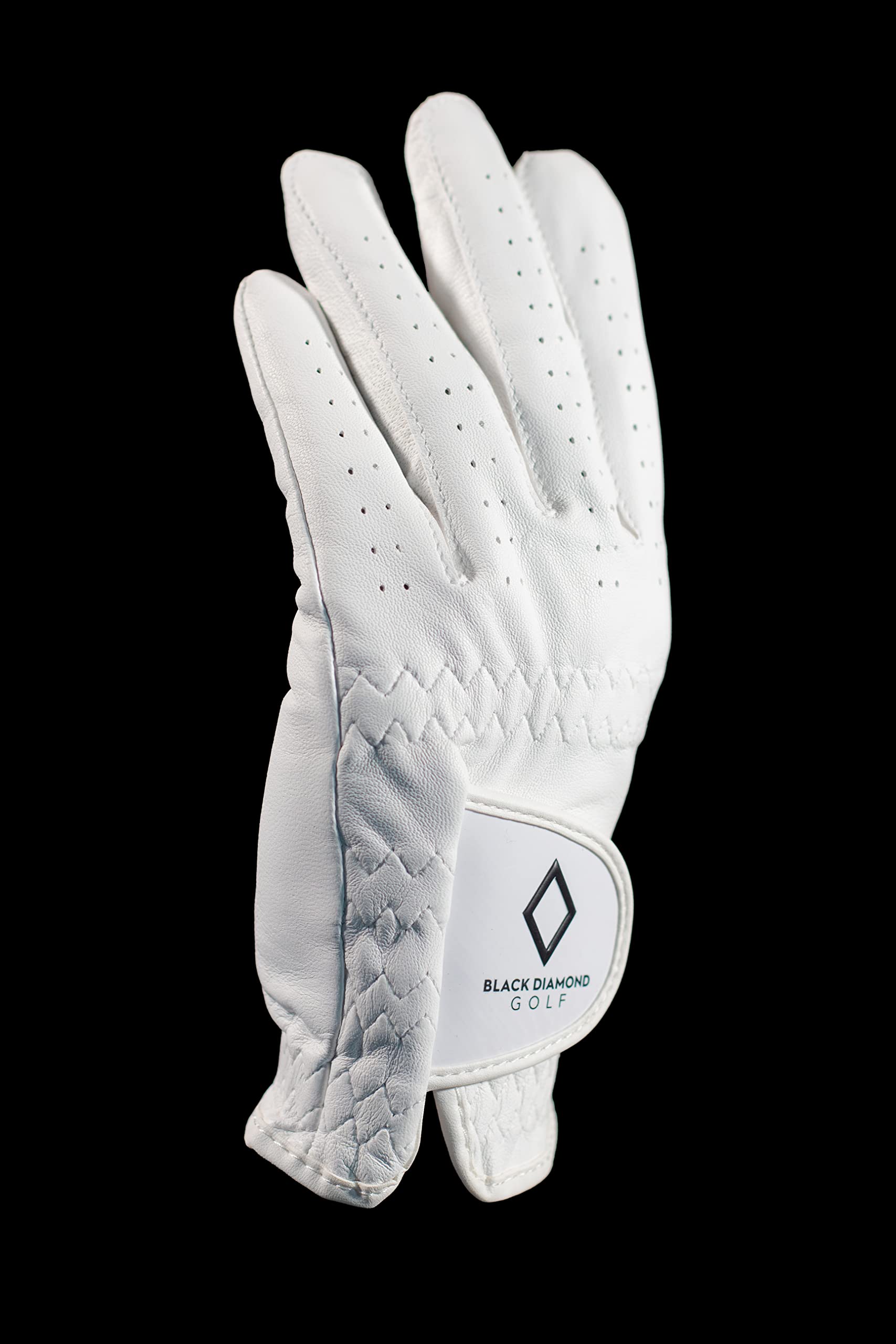 BLACK DIAMOND GOLF - Men´S White CABRETTA Leather Left Glove (Medium)
