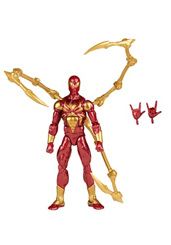 Spider-Man Marvel Legends Series 6-inch Iron Spider Action Figure Toy, Includes 2 Accessories