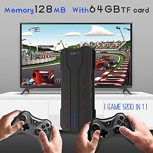 Retro Game Console, HD Video Game Consoole 5200 Classic Games 4K HDMI TV Output with 2PCS Joystick for a Great Gifi for Game Player