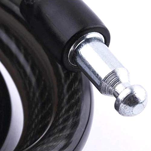 Bicycle Lock Universal Anti-Theft Bike Bicycle Lock Stainless Steel Cable Coil for Castle Motorcycle Cycle Bike Security Lock with Bike Lock