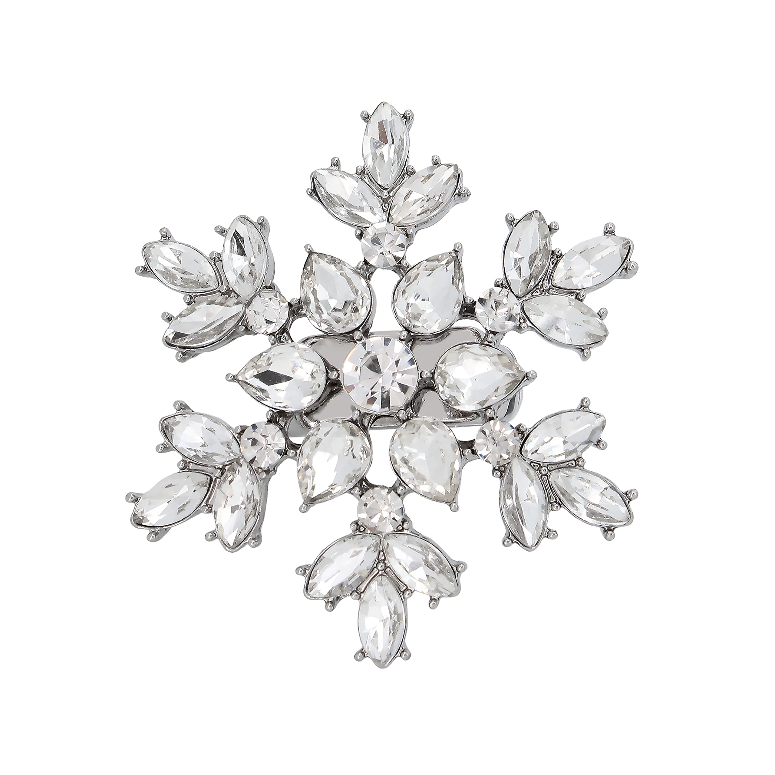 Betsey Johnson Snowflake Cocktail Ring