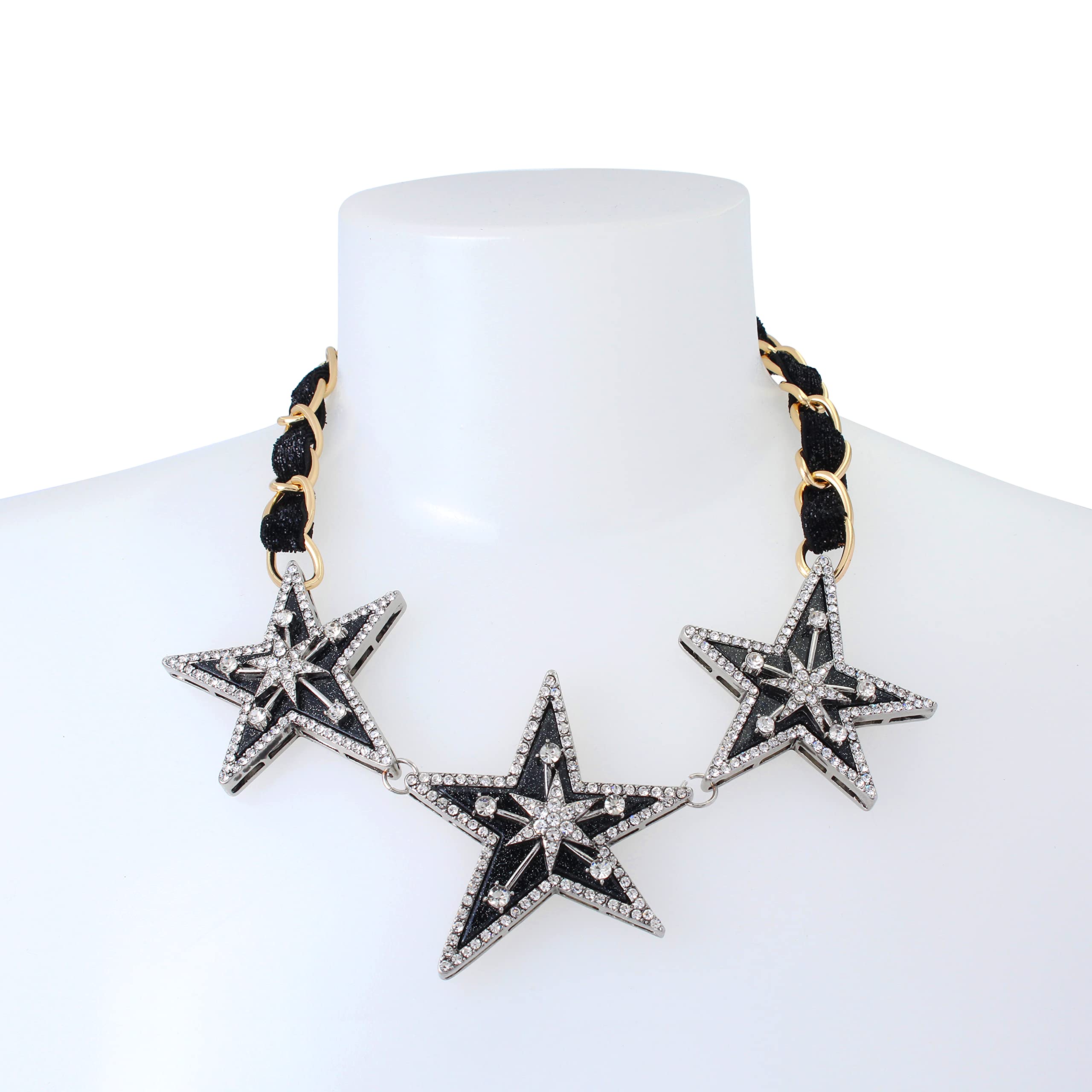 Betsey Johnson Starry Bib Necklace
