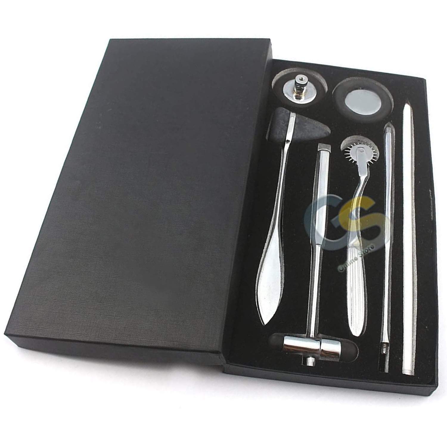 G.S 5 PCS NEUROLOGICAL SET BUCK, TAYLOR, BABINSKI, WARTENBURG PINWHEEL BEST QUALITY