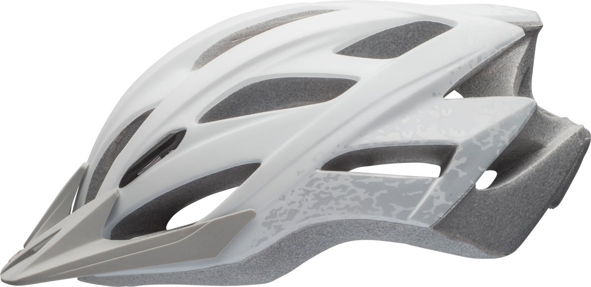 Bell Slant Helmet - Matte White/Silver Braille