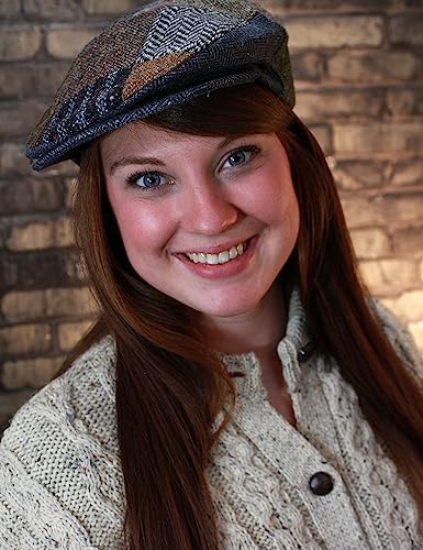 Biddy Murphy Irish Hats for Men Men's Flat Irish Hat Patchwork 100% Wool Made in Ireland Medium Multicolor