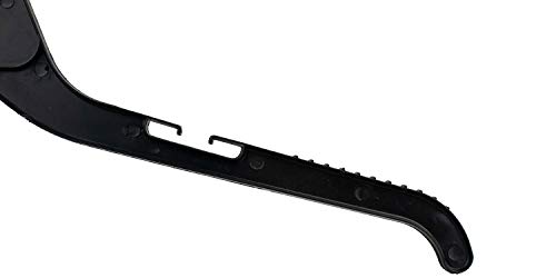 HangOn Shirt Hangers Recycled Plastic with Notches, Black, 19 Inch Pack of 25 (HORB479)