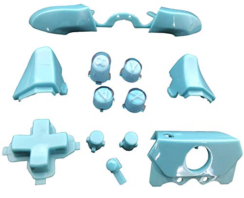 Light Blue Replacement Full Button Set Thumbsticks ABXY Bullet Buttons For Xbox One Controllers