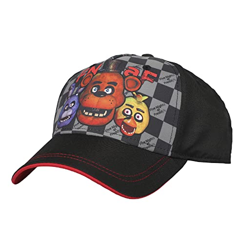 Five Nights at Freddy's Animatronic Characters Youth Baseball Cap & Wallet Set Multicolored