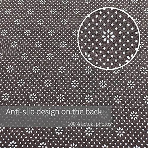 Livingart Modern Plaid Checkered LIM Purple Area Rug for Living Room Dining Room Bohemian Chic Lattice Geometric Pattern Playroom 6x9ft