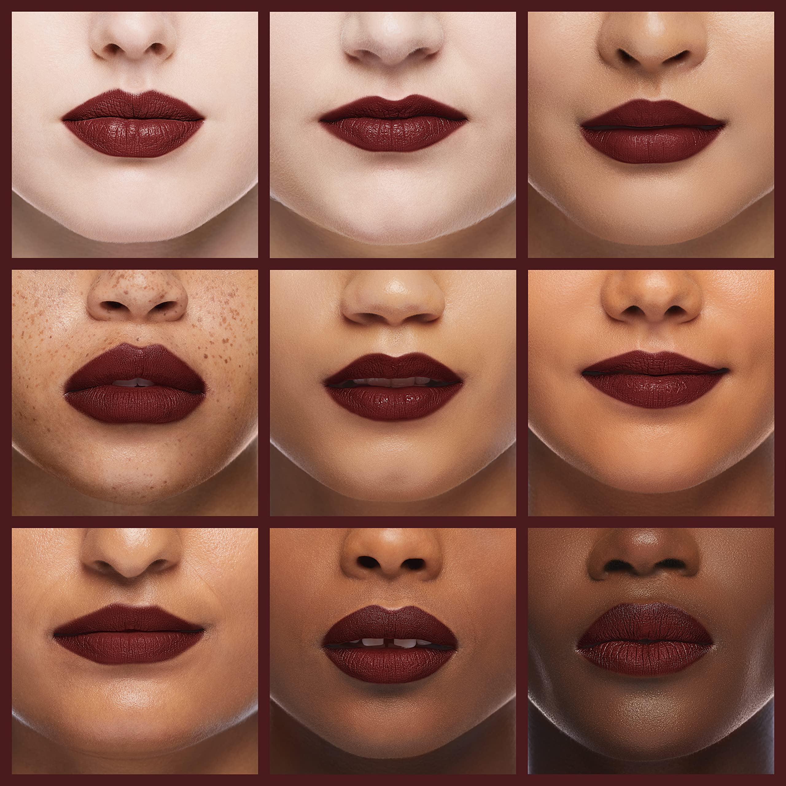 Rimmel Lasting Finish Lipstick - Up to 8 Hours of Intense Lip Color with Color Protect Technology and Exclusive Black Diamond Complex - 124 Bordeaux, .14oz