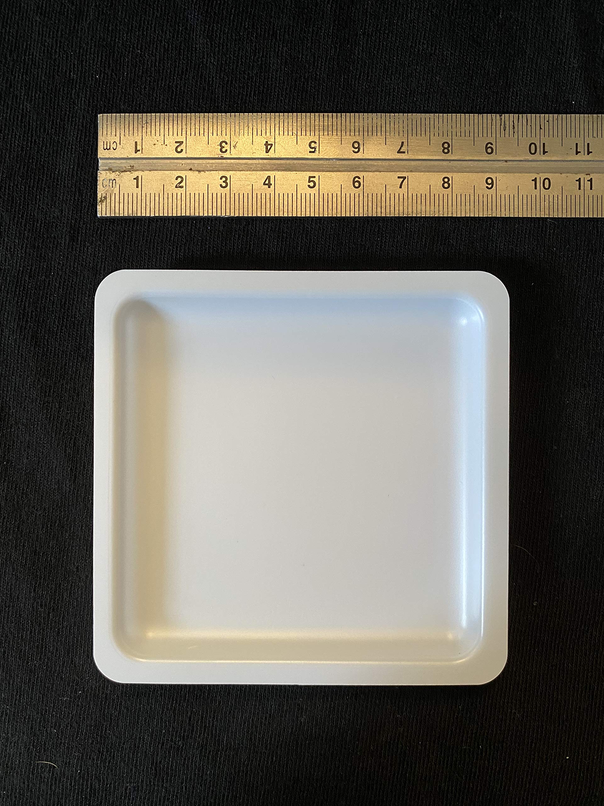 Square Weighing Boats, W-X90-WH-250, 90mm, White, Pack of 250