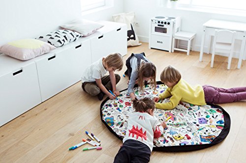 Play & Go Designer Collab Storage Bag, Color- Omy, Diameter- 140 cm