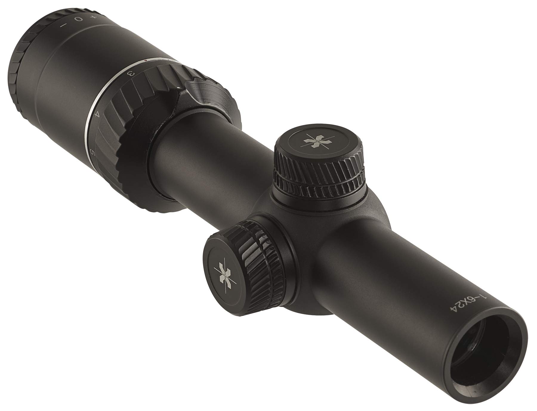 AXEON Optics 1-6x24mm Tactical Rifle Scope, Black, One Size