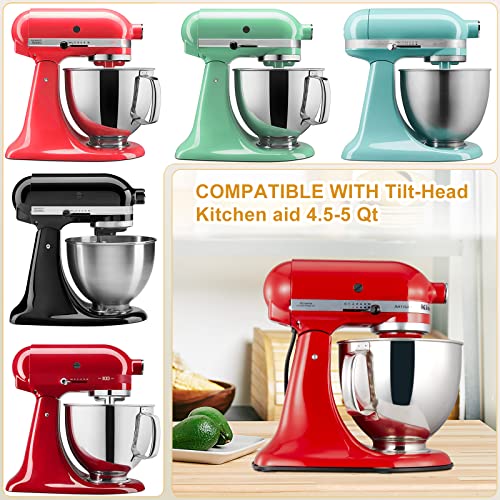 Sliding Mat for KitchenAid Mixer - Metal Mixer Mover Slider Mat Compatible With KitchenAid 4.5-5qt Tilt-Head Stand Mixer, Mixer Sliding Tray
