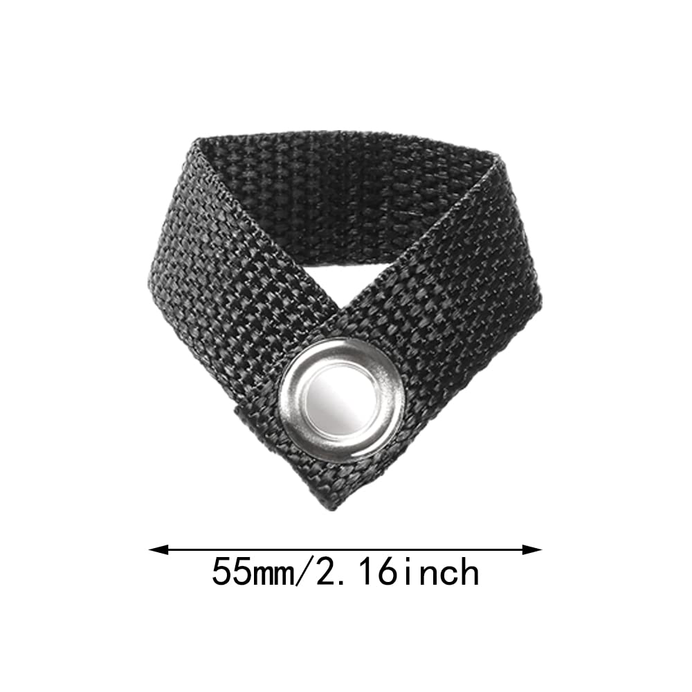 Camping Pole Holder BLLNDX 8PCS Outdoor Canopy Pole Webbing Fixing Buckles Camping Fishing Pole Holder Tent Awning Accessories