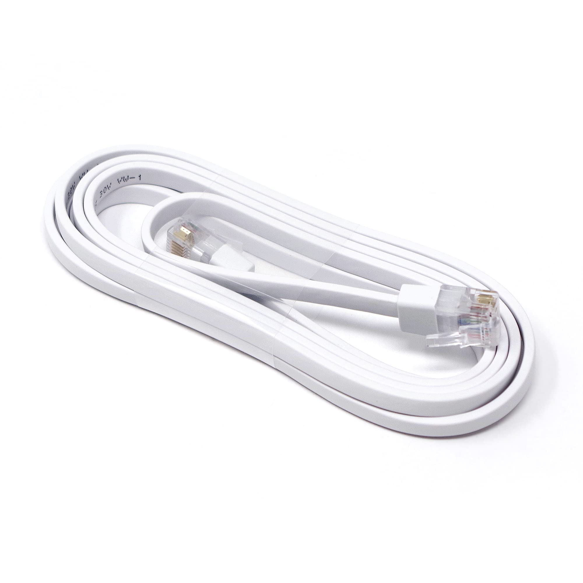 Google Ethernet Cable RJ45 Replacement, Original Gigabit Flat Network Cord for WiFi Routers, 6 FT, Non-Retail Packaging - White (1 Pack)