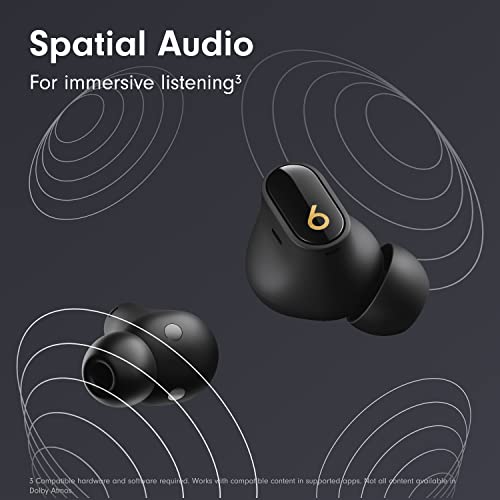 Beats Studio Buds + True Wireless Noise Cancelling Earbuds - Black/Gold (Renewed)
