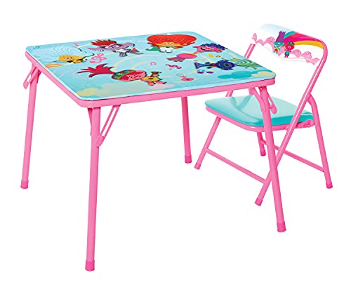 Trolls DreamWorks 2 Jr. Activity Table Set with 1 Chair