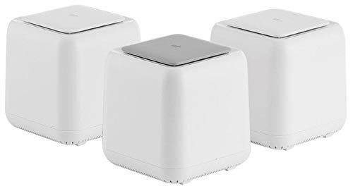 Monoprice Whole Home Mesh Wi-Fi System, Wi-Fi Router and 2 Satellite Extenders, Quick Setup by Touch Link Technology Covers Entire Home up to 4500 sq. ft.